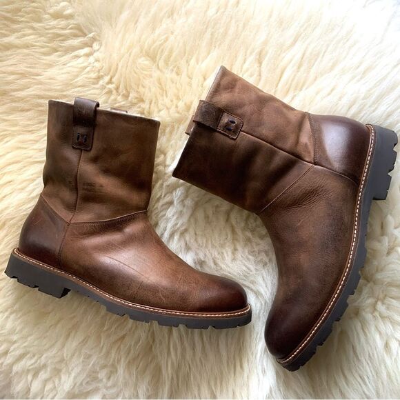 Ross & Snow | Shoes | Ross Snowmens Leather Boots Sz 9 | Poshmark